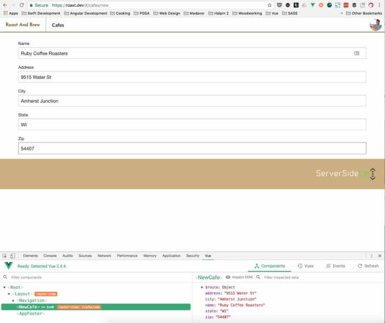 Api Driven Form Submissions With Javascript Vuex And Laravel Server Side Up 1604